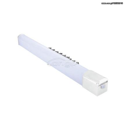 Car.gr - Λευκή Απλίκα LED 15W Με Πρίζα Σούκο Σε Ενδιάμεσο Λευκό Φώς ...