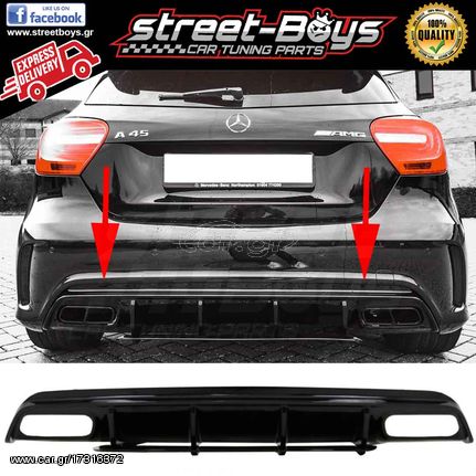 Car.gr - SPOILER ΔΙΑΧΥΤΗΣ ΠΙΣΩ ΠΡΟΦΥΛΑΚΤΗΡΑ MERCEDES BENZ W176 A45 ...