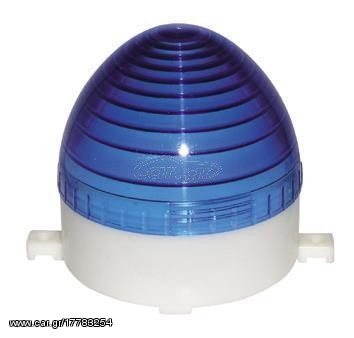 Car.gr - Φανός στατικός (flasher) LED LTE5072 10W 12V DC μπλε 103x53mm