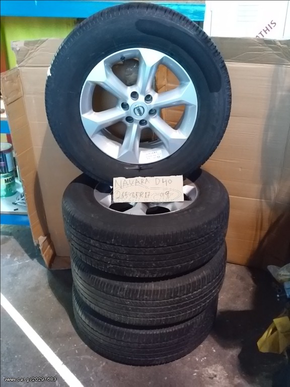 Car.gr - ΑΝΤΑΛΛΑΚΤΙΚΑ nissan navara D40 '06-'10 ζαντολαστιχα 255-65-r17 ...