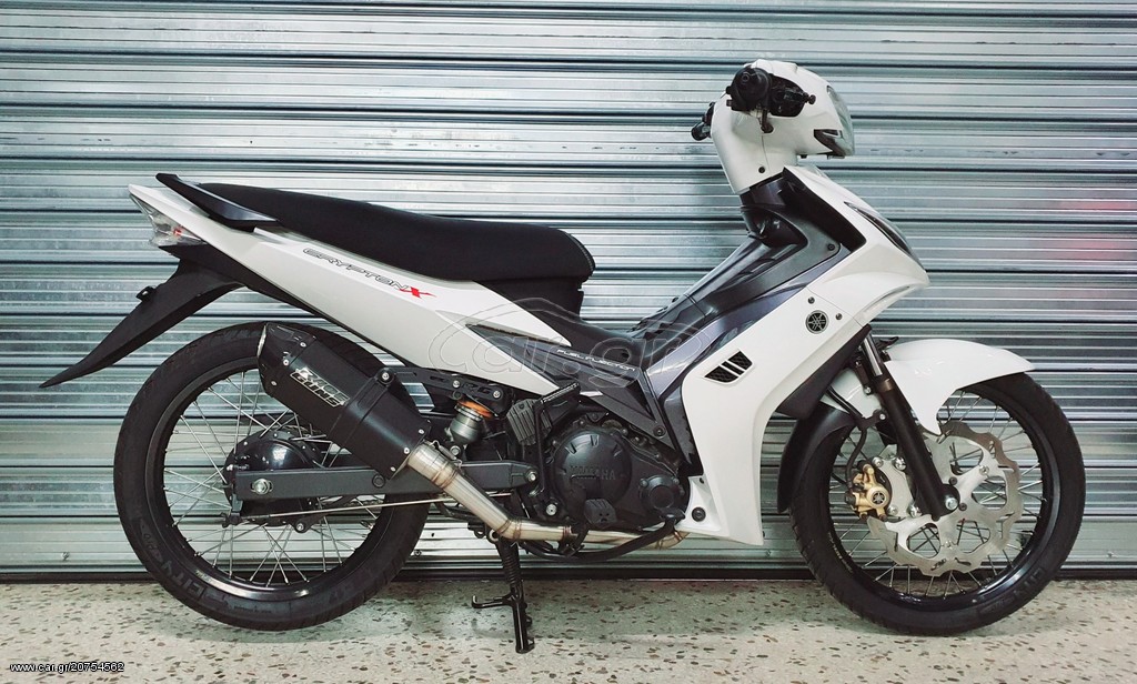 Car.gr - Race Guns Exhausts Trioval TRF Black Για Yamaha Crypton X 135 (Ελληνικής Κατασκευής)