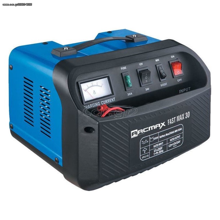 Car.gr - Φορτιστής μπαταριών 12-24V ARCMAX FAST MAX 30 για μπαταρίες 30 ...