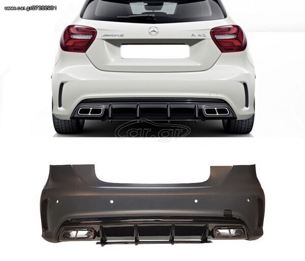 Car.gr - ΠΡΟΦΥΛΑΚΤΗΡΑΣ ΠΙΣΩ MERCEDES A-Class W176 (2012-2018) Facelift ...