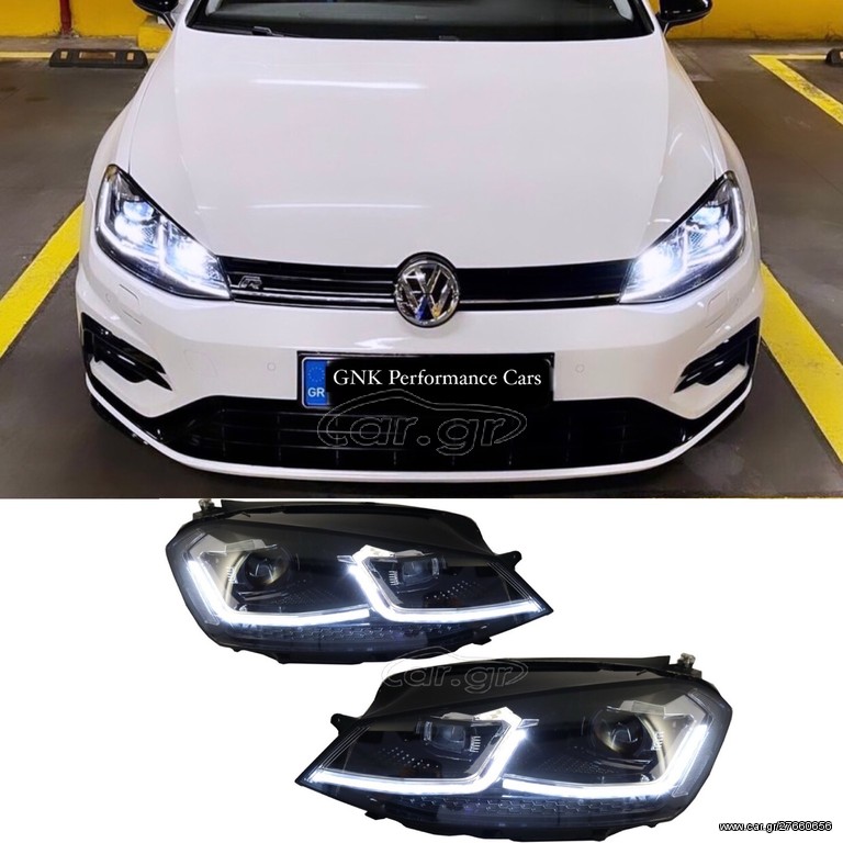 Car.gr - ΦΑΝΑΡΙΑ ΕΜΠΡΟΣ VW Golf 7.5 VII Facelift (2017-up) with ...