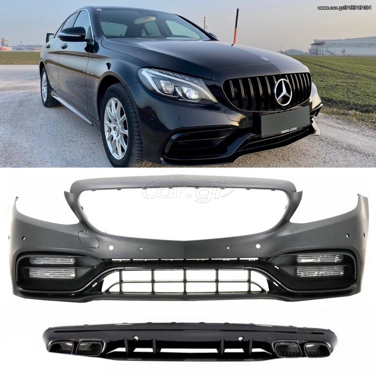 Car.gr - BODY KIT Mercedes C-Class W205 S205 AMG Sport Line (2014-2020 ...