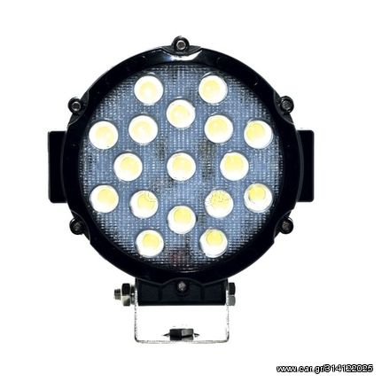 Car.gr - 51Watt 4D Led Μαύρος Προβολέας Εργασίας - ΟΕΜ