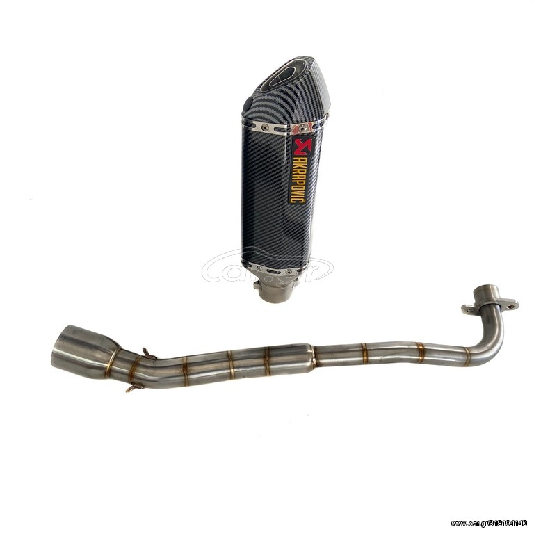 Car.gr - ΕΞΑΤΜΙΣΗ ΟΛΟΣΩΜΗ ΜΕ ΤΕΛΙΚΟ AKRAPOVIC YAMAHA CRYPTON R115/R105/T110
