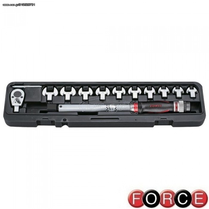 Car.gr - Δυναμόκλειδo 3/8 εναλλάξιμης κεφαλής FORCE 64711 με γερμανικά ...