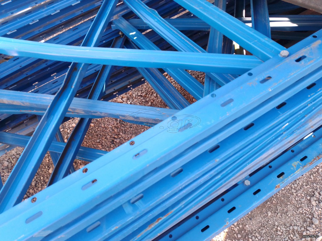 Car.gr - Ραφια παλετας heavyrack 20 μετρα τρέχοντα 5 μετρα υψος