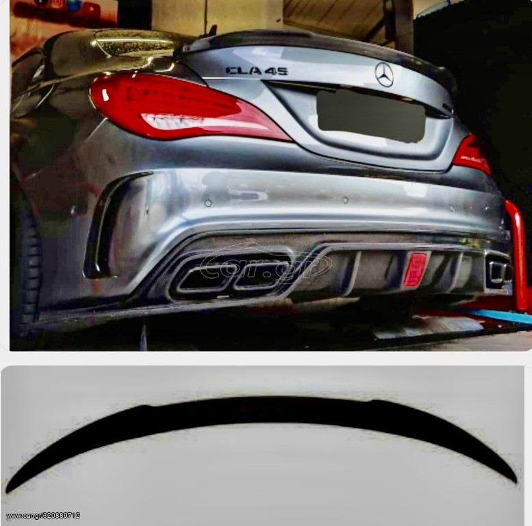 Car.gr - ΑΕΡΟΤΟΜΗ Μrecedes CLA W117 AMG 13-19 Rear Trunk Spoiler Boot ...