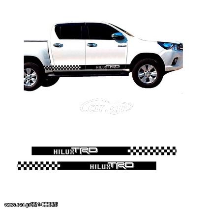 Car.gr - Toyota Hilux (Revo,Rocco) 2015-2020 Αυτοκόλλητο Πλαϊνό Πορτών ...