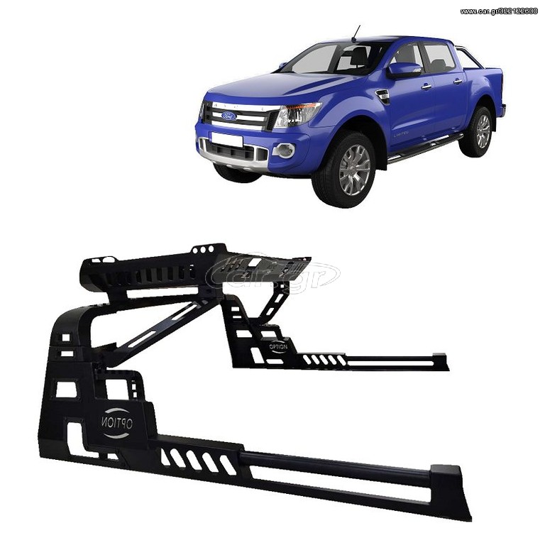 Car.gr - Ford Ranger (T6) 2012-2016 Roll Bar Off Road [Terminator]
