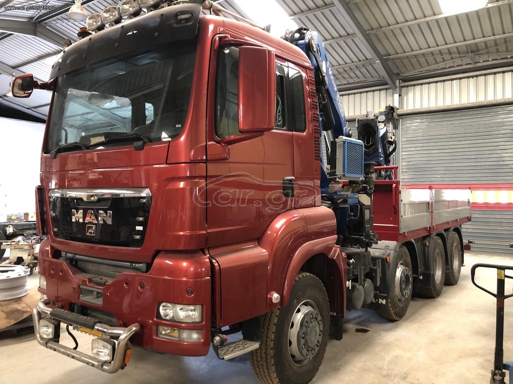 Car.gr - Γερανοί - Φορτηγά Με Γερανό MAN 2012 35.480 TGS ΜΕ ΓΕΡΑΝΟ FASSI F800 XP ΤΕΛΕΙΟ