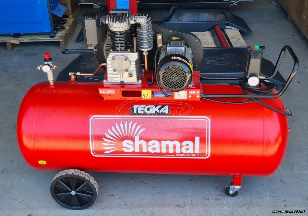 Car.gr - ΑΕΡΟΣΥΜΠΙΕΣΤΗΣ ΗΛΕΚΤΡΟΚΙΝΗΤΟΣ SHAMAL 270L 4HP