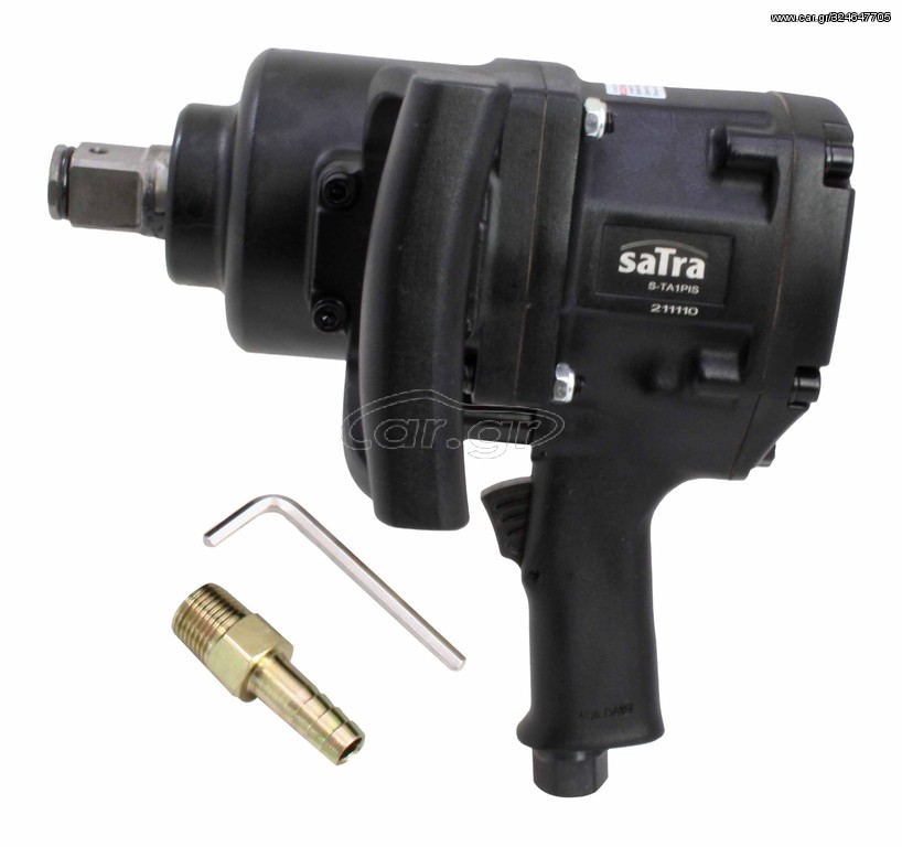 Car.gr - Αερόκλειδο 1'' κοντόκανο πιστολέ 2400 Nm. SATRA TOOLS