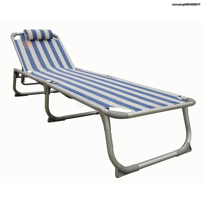 Car.gr - Ξαπλώστρα παραλίας SUMMER CLUB 19365 αλουμινίου ribbed ...