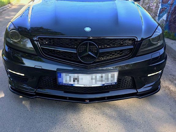Car.gr - Spoiler / Χειλάκι εμπρός προφυλακτήρα Maxton Design Mercedes ...
