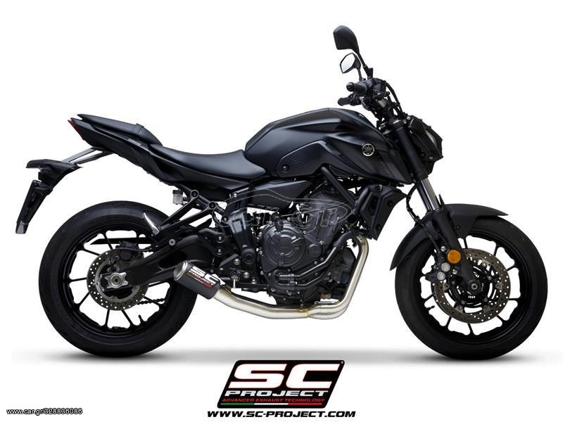 Car.gr - Sc Project Ολόσωμη Εξάτμιση 2-1 CR-T Full Carbon Yamaha MT 07 ...