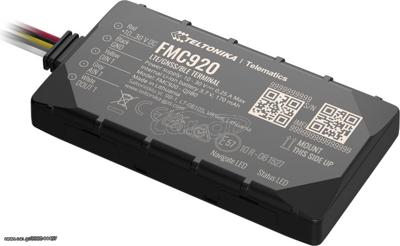 Car.gr - Teltonika Gps Tracker αυτοκινήτου FMC920, 4G/GSM/GPRS/GNSS ...