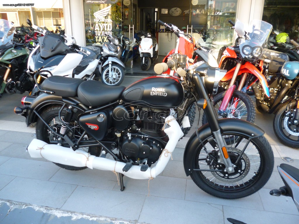 Car.gr - Royal Enfield Classic 350 '24 DARK STEALTH BLACK
