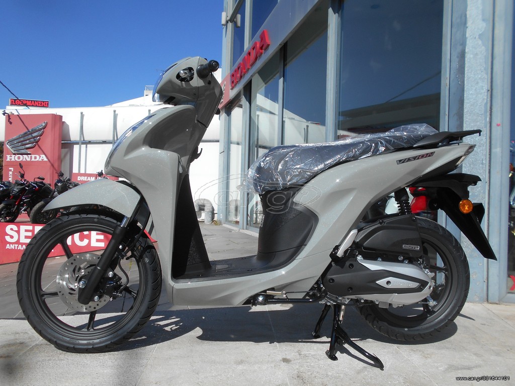 Car.gr - Honda Vision 110 '24 ΕΤΟΙΜΟΠΑΡΑΔΟΤΟ PEARL JUPITER GRAY