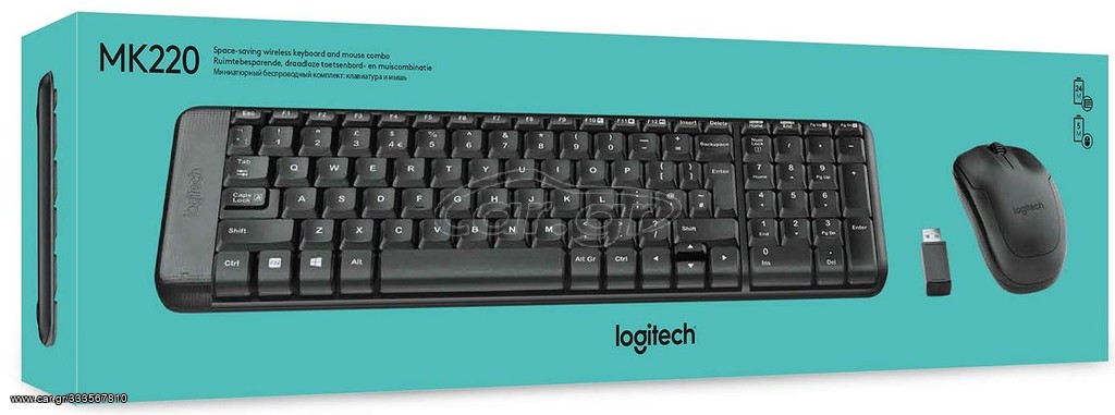 Car.gr - Ασύρματο Πληκτρολόγιο και ποντίκι Logitech