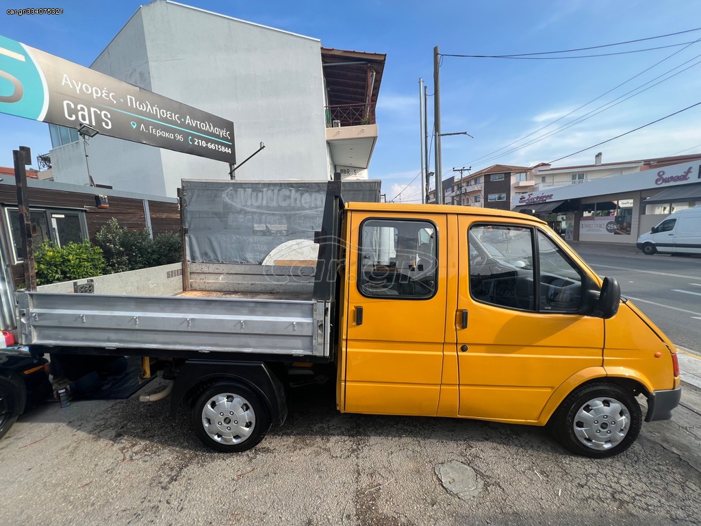 Car.gr - Ford '00 **TRANSIT TRANZIT ΚΑΡΟΤΣΑ ΔΙΠΛΟΚΑΜΠΙΝΟ**