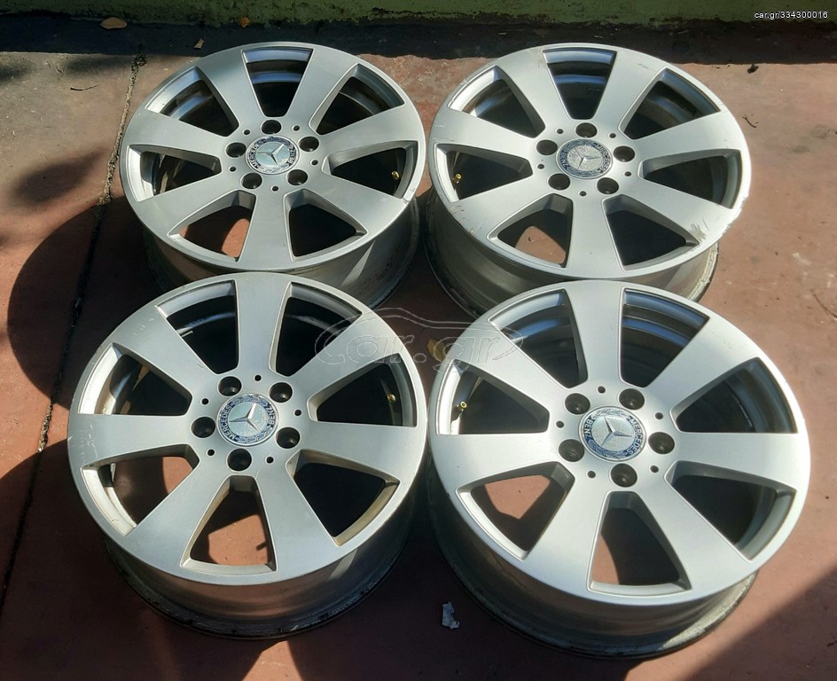 Car.gr - Ζάντες αλουμινίου γνήσιες Mercedes, 16", 5x112, 4 τεμάχια