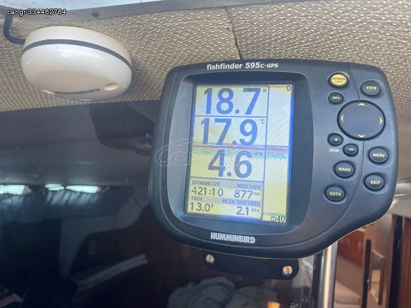 Car.gr - GPS ΒΥΘΟΜΕΤΡΟ HUMMINBIRD FISHFINDER 595C ΕΓΧΡΩΜΟ