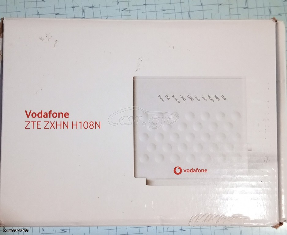 Car.gr - MODEM ROUTER ZTE ZXHN H108N - ΑΧΡΗΣΙΜΟΠΟΙΗΤΟ