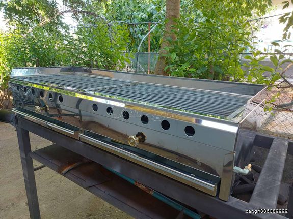 Car.gr - Ψησταριά υγραερίου νερού 120×40 με 2 διακόπτες