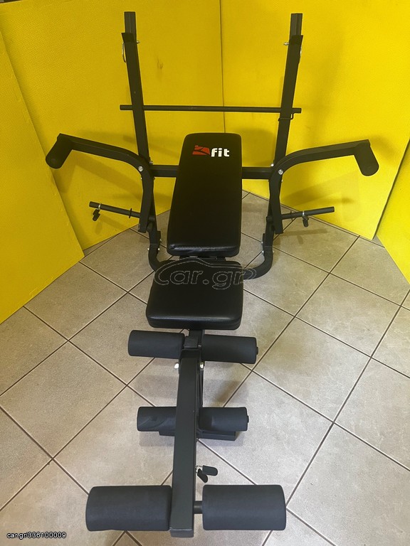 Car.gr - XFIT Πάγκος γυμναστικής με ορθοστάτες και για πόδια ΚΑΙΝΟΥΡΙΟΣ