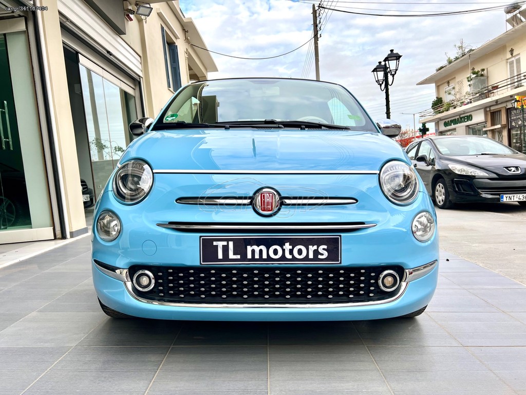 Car.gr - Fiat 500 '19 1.2lt 70hp FACELIFT CABRIO SPIAGGINA '58