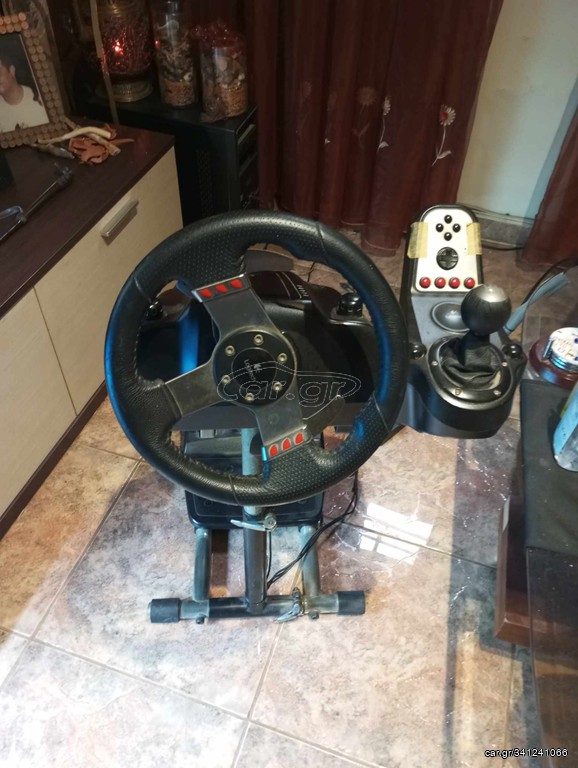Car.gr - ΤΙΜΟΝΙΕΡΑ LOGITECH G27+ΒΑΣΗ ΣΤΗΡΙΞΗΣ LOGITECH WHEEL STAND PRO ...