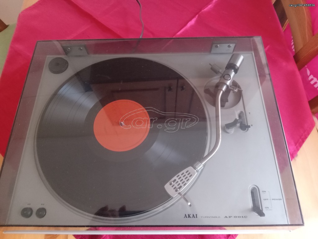 Car.gr - πικαπ AKAI AP-001 +καινουρια κεφαλοβελονα AUDIO TECHNICA,,semi ...