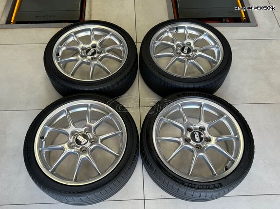 Car.gr - 4άδα BBS RK 18x7.5 5x114 ORIGINAL & 225/40/18 Michelin PS5