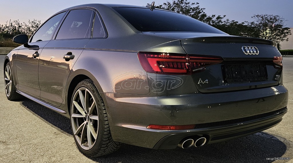 Car.gr - Audi A4 '18 3xS-line+Sport, Perla+Black Edition, V C, Full Led