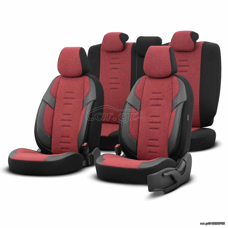 Car.gr - ΚΑΛΥΜΜΑΤΑ ΚΑΘΙΣΜΑΤΩΝ OTOM THRONE 103 RED ΜΑΥΡΟΓΚΡΙΚΟΚΚΙΝΟ ΛΙΝΟ ...