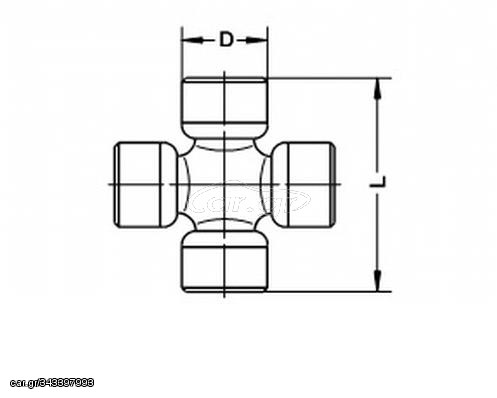 Car.gr - GKN/SPIDAN ΣΤΑΥΡΟΣ ΚΕΝΤΡΙΚΟΥ ΑΞΟΝΑ LOBRO U 940