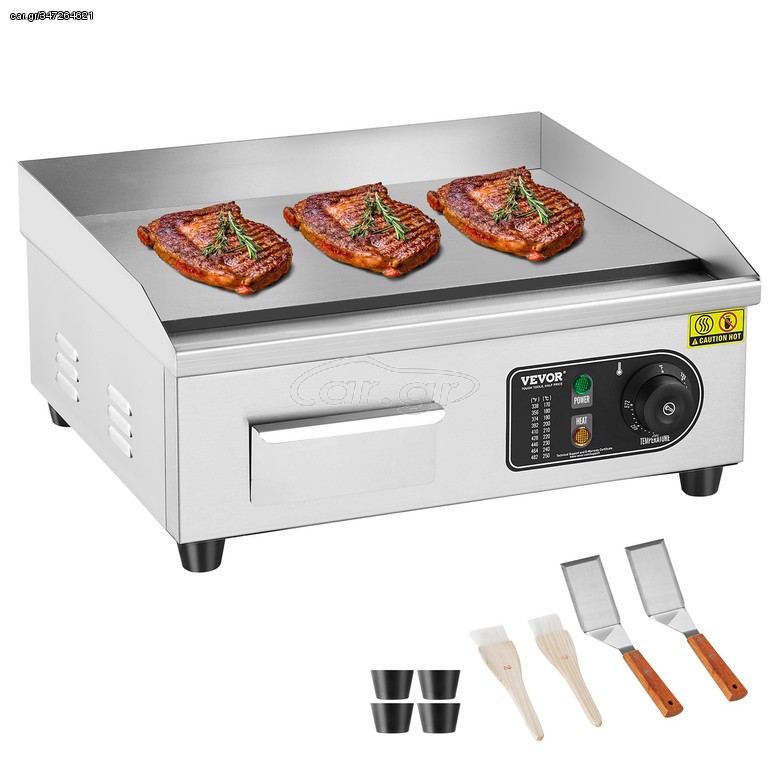 Car.gr - VEVOR Commercial Electric Griddle 2800 W Επίπεδη ψησταριά ...