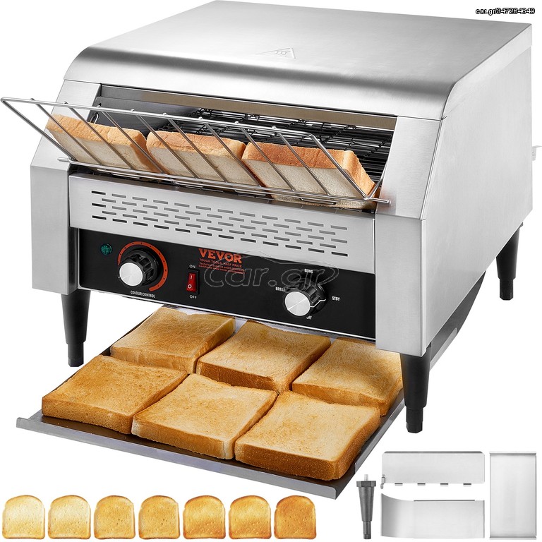 Car.gr - VEVOR Commercial Conveyor Toaster 450 Slices/Hour Commercial ...