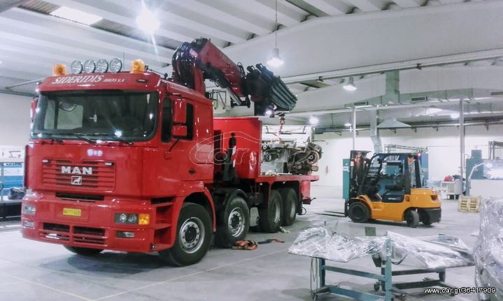 Car.gr - Γερανοί - Φορτηγά Με Γερανό MAN 2004 fassi F800 XP28+L214
