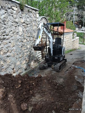 Car.gr - Εκσκαφάκι (διαβολάκι) 2023 1200kg ΔΕΚΤΗ ΑΝΤΑΛΛΑΓΗ
