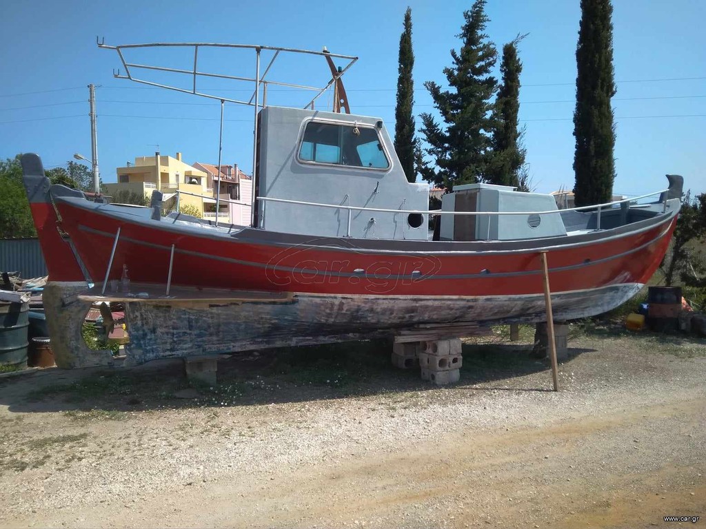 Car.gr - Σκάφος αλιευτικά '89 Τεχαντηρι, ξύλινο, πλαστικοποιημενο.