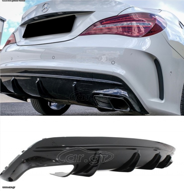 Car.gr - ΠΙΣΩ ΣΠΟΙΛΕΡ Rear Bumper Air Diffuser MERCEDES CLA W117 X117 ...