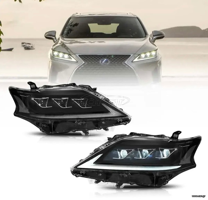 Car.gr - ΦΑΝΑΡΙΑ ΕΜΠΡΟΣ 13-15 Lexus RX270 RX350 RX450H (AL10) LED Matrix Headlight Black