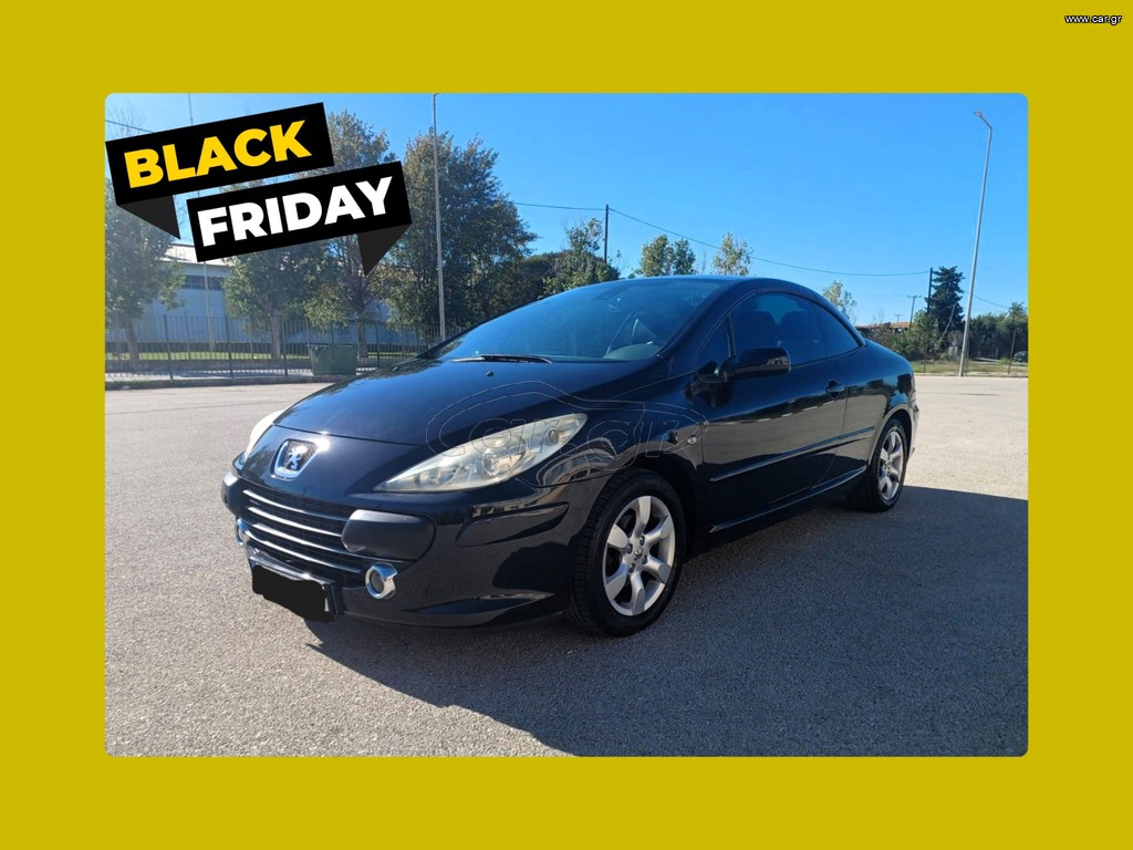 Car.gr - Peugeot 307 '08 307 CC CABRIO 1,6 FULL EXTRA ** SUPER BLACK ...