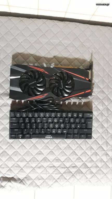 Car.gr - GIGABYTE GTX-1070 8Gb OC GDDR5 8Κ & RGB KEYBOARD