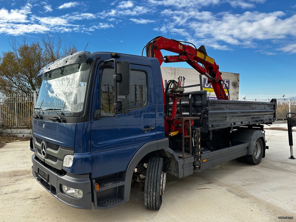 Car.gr - Ανατροπή + Γερανός Mercedes-Benz 2005 Atego 1223 Meiller ...