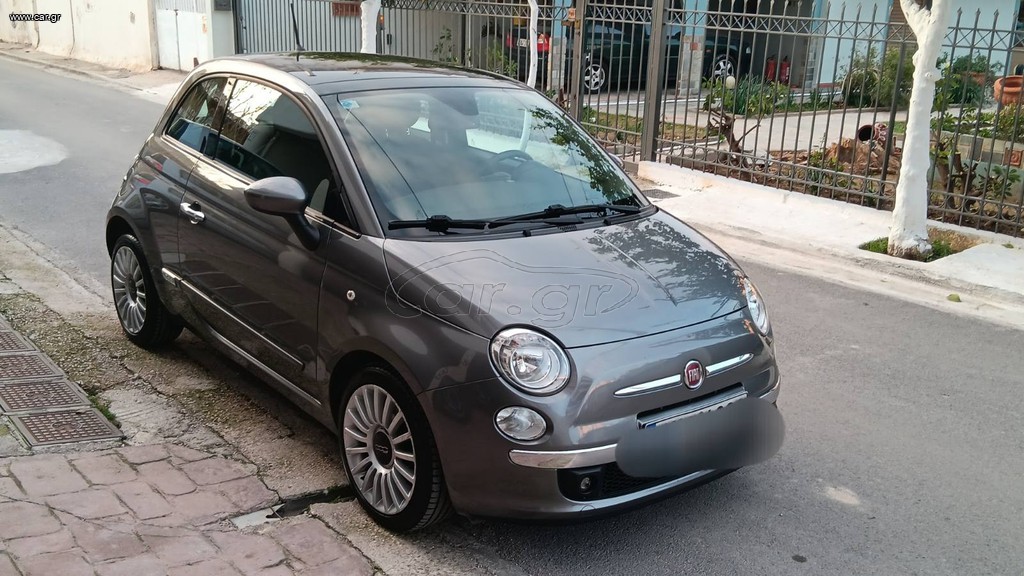 Car.gr - Fiat 500 '13 900cc TWIN AIR TURBO 85PS PANORAMA!!!